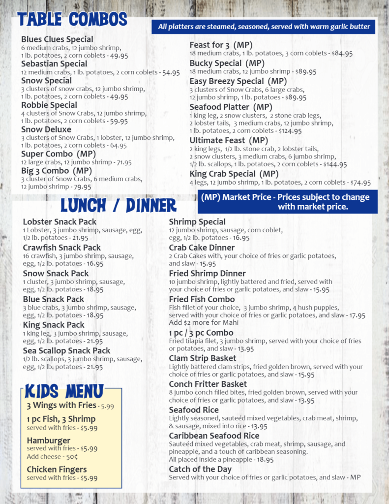 Menu – crabstoptc.com